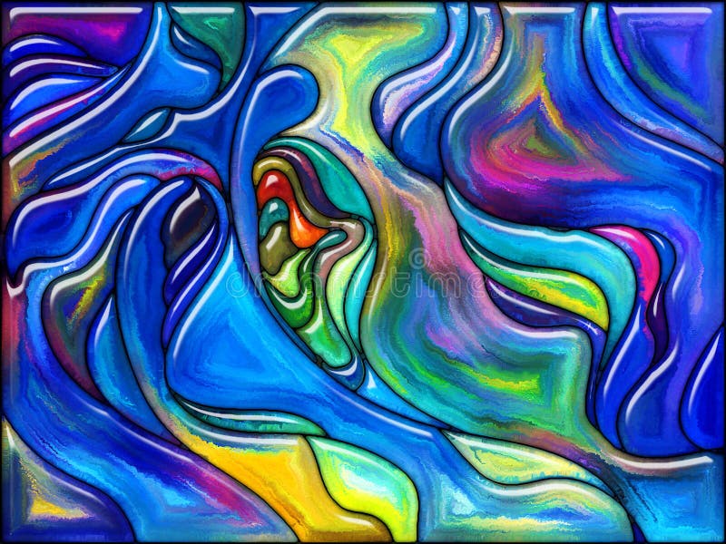 Organiska former stock illustrationer. Illustration av fönster - 58318636