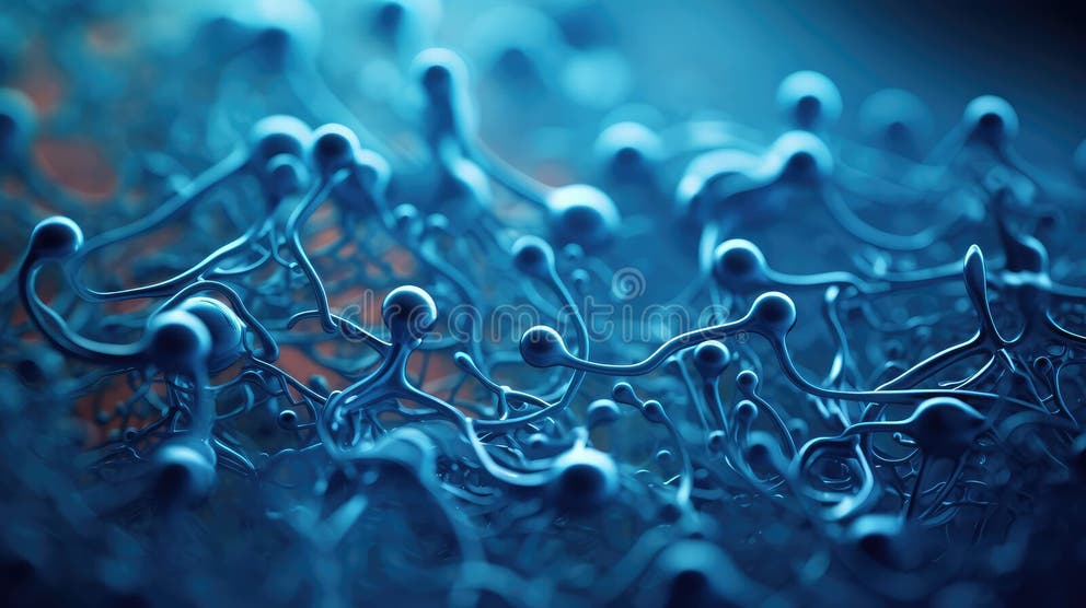 Organism Blue Science Background Stock Illustration - Illustration of ...