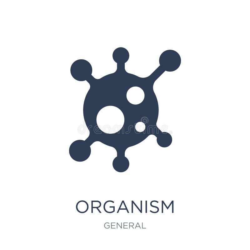 Organism Icon Vector. Trendy Flat Organism Icon from General Collection ...