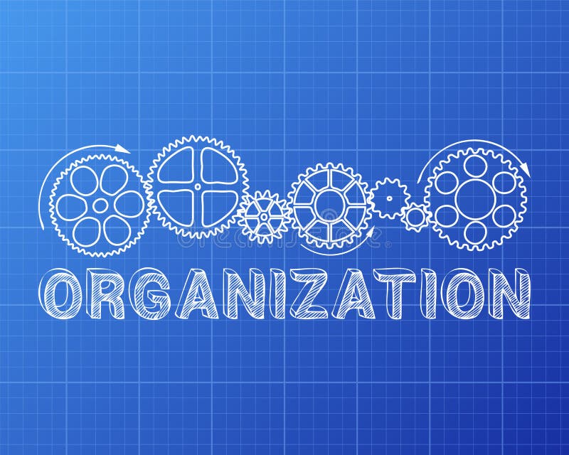 Organization Blueprint stock vector. Illustration of establishment ... Organization Blueprint stock vector. Illustration of establishment ...
