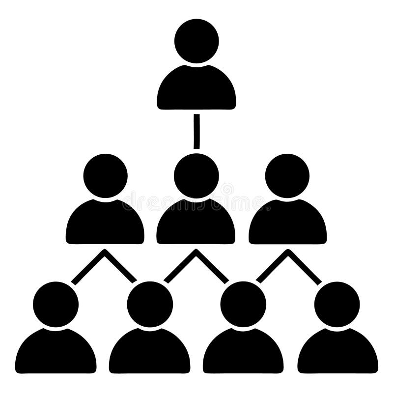 Organization Chart Illustration Depicting Hierarchy and Structure for ...