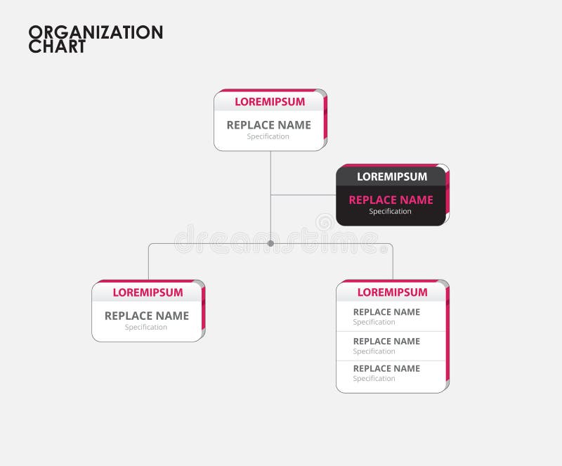 Organization Chart Tree Concept. Vector Illustration Stock Vector ...