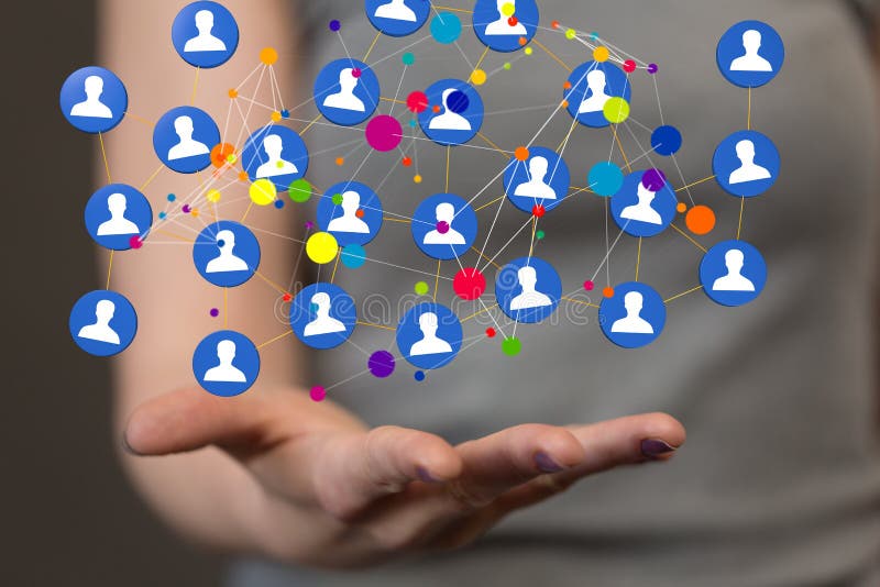 Organization Chart Team Concept Networking Stock Illustration ...