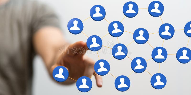 Organization Chart Team Concept Networking Stock Image - Image of ...