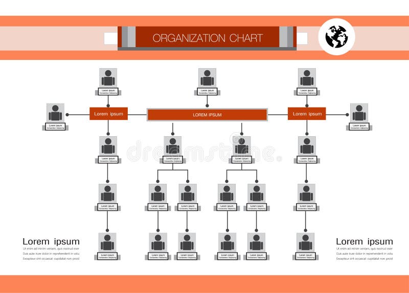 Organization Chart Infographics, Timeline Vector Infographic, Business ...