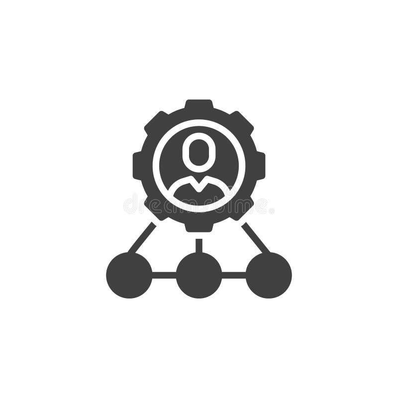 Organization Chart Vector Icon Stock Vector - Illustration of diagram ...