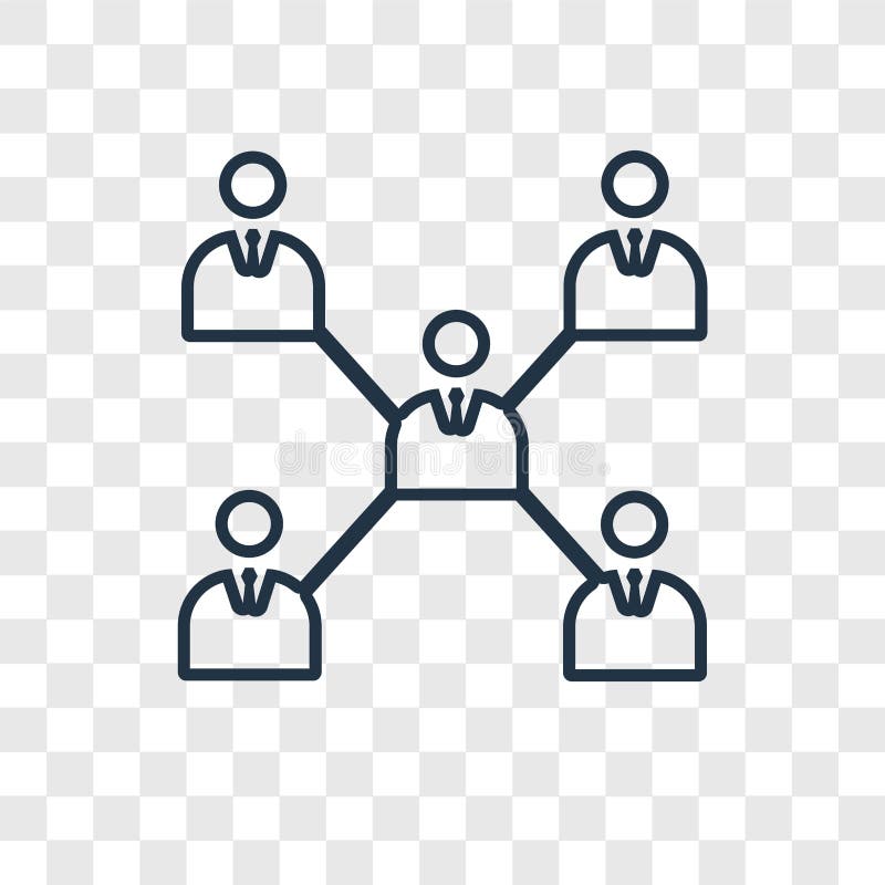 Organization Icon Vector Isolated on White Background, Logo Concept of ...