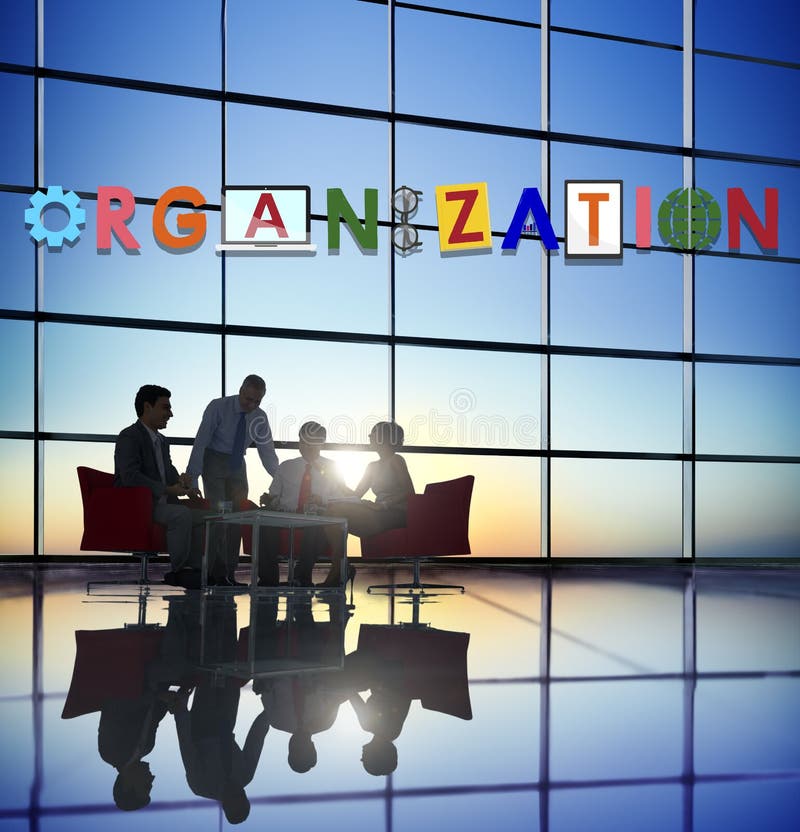 Organization Corporate Collaboration Business Team Concept Stock Image ...