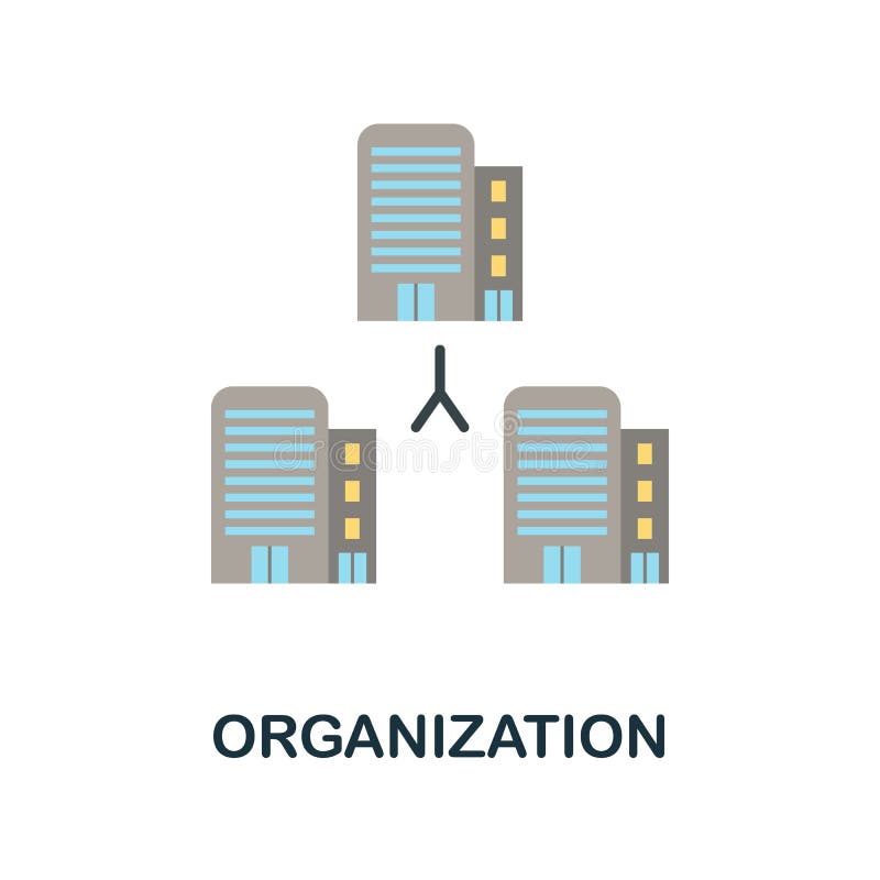 Organizational Structure Icon. Monochrome Simple Sign from Business ... Organizational Structure Icon. Monochrome Simple Sign from Business ...