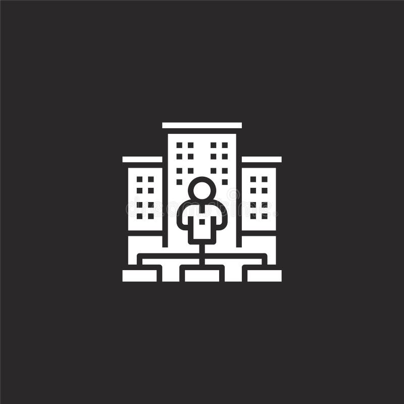 Organization Icon. Filled Organization Icon for Website Design and ...