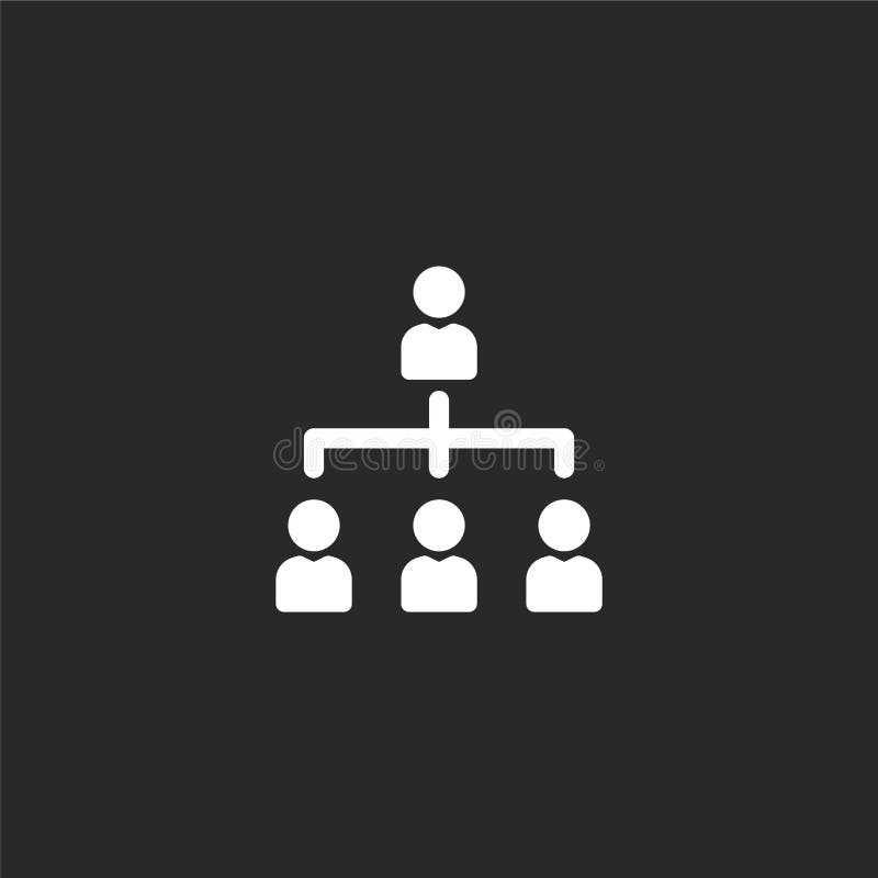 Organization Icon. Filled Organization Icon for Website Design and ...