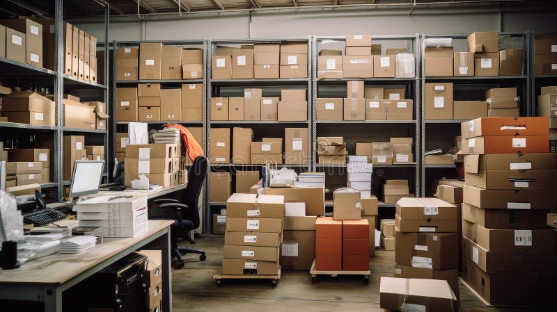 Organization office boxes stock illustration. Illustration of ...