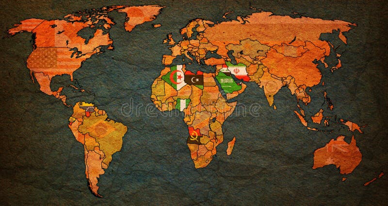 Organization of the Petroleum Exporting Countries Stock Illustration ...