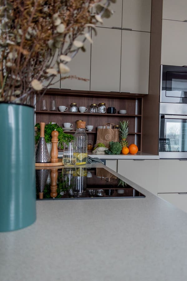 Organization Space the Kitchen at Home. Zero Waste Concept Stock Image ...