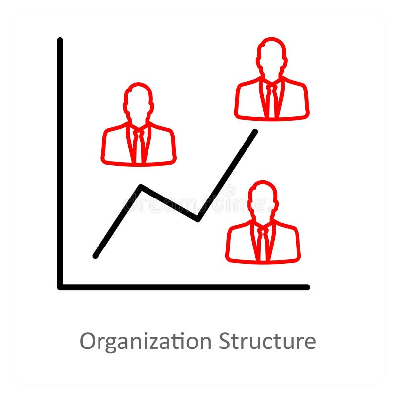 Organization Structure stock illustration. Illustration of organization ...