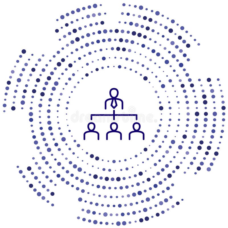Organization Structure Vector Icon. Organization Structure Editable ...