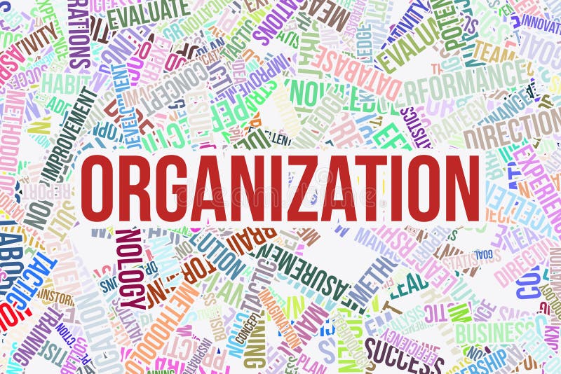 Organization, for Texture or Background. Stock Illustration ...