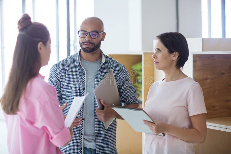 Organization of work stock image. Image of businesswoman - 99621213