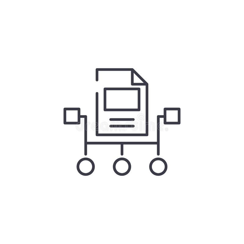 Organizational Accountability Linear Icon Concept. Organizational ... Organizational Accountability Linear Icon Concept. Organizational ...