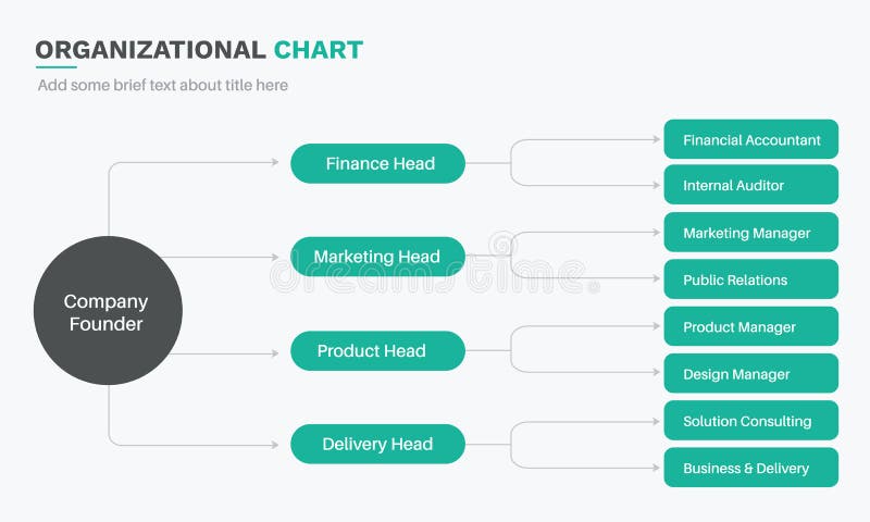 Organizational Workflow Team Hierarchy Chart. Stock Vector ...