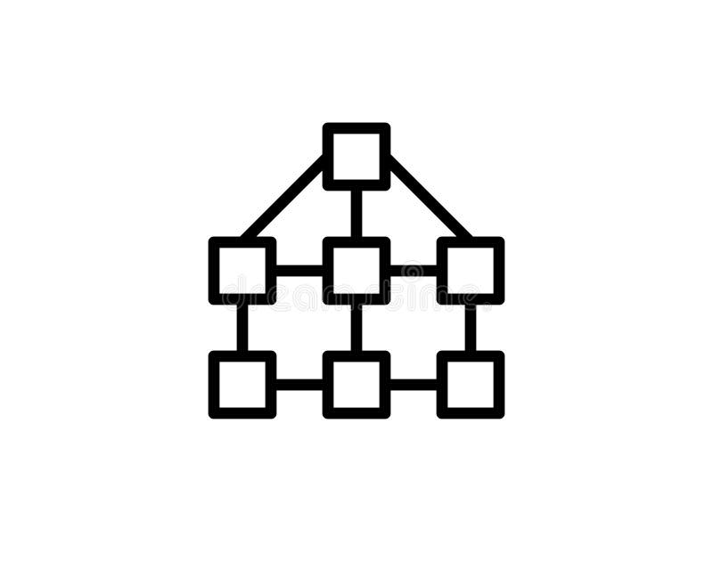 Organizational Chart Line Icon, Outline Hierarchy Vector Logo, Linear ... Organizational Chart Line Icon, Outline Hierarchy Vector Logo, Linear ...