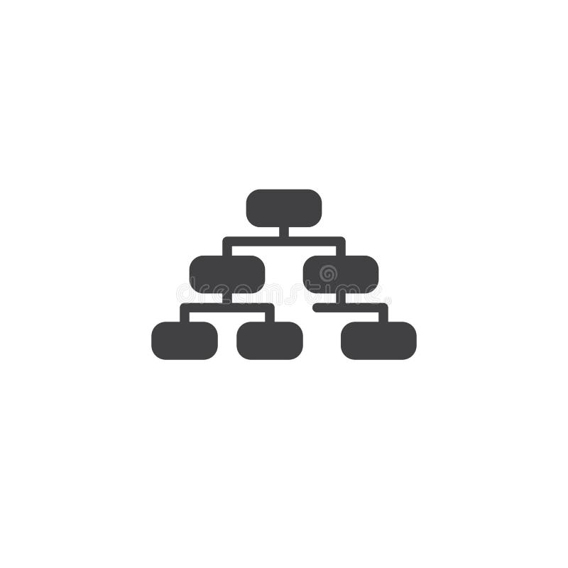 Organizational Chart Icon Vector, Hierarchy Solid Logo Stock Vector ... Organizational Chart Icon Vector, Hierarchy Solid Logo Stock Vector ...