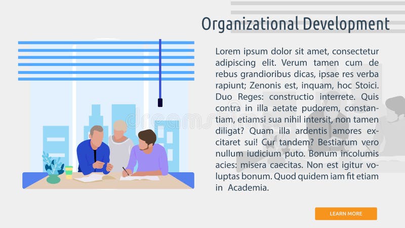 Organizational Development Conceptual Banner Stock Vector ...