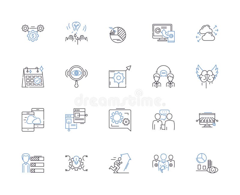 Organizational Development Outline Icons Collection. Organization ... Organizational Development Outline Icons Collection. Organization ...