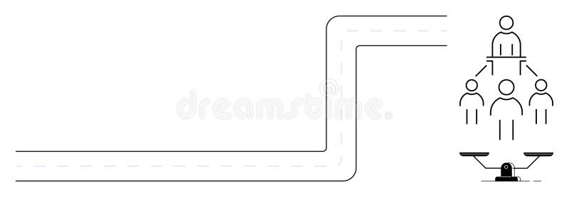Organizational Hierarchy Balancing Stock Illustrations – 5 ...