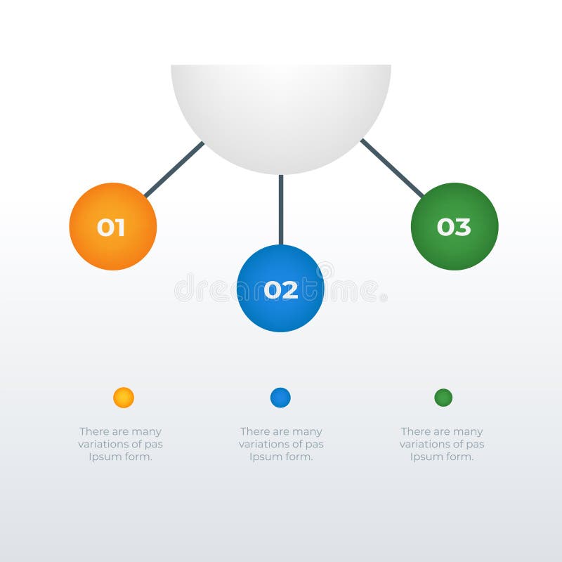 Round Organizational Structure Infographic Template Design. Business ...