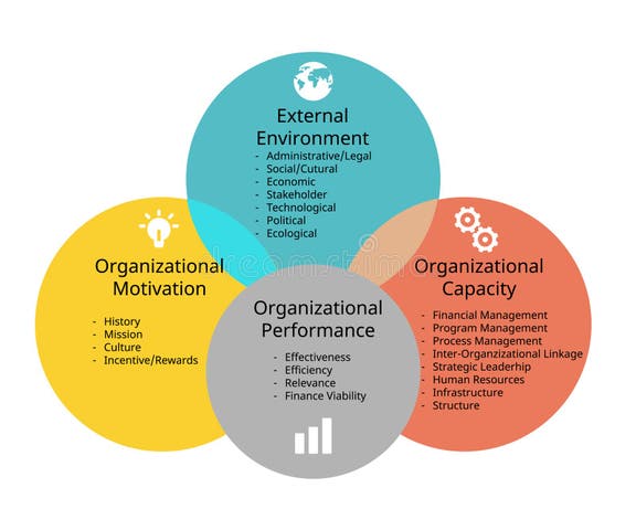 Organizational Performance Framework for External Environment, Organizational Motivation ...