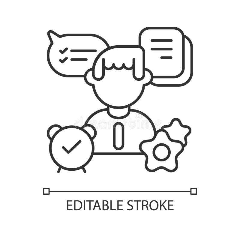 Organizational Skills RGB Color Icon Stock Vector - Illustration of ... Organizational Skills RGB Color Icon Stock Vector - Illustration of ...