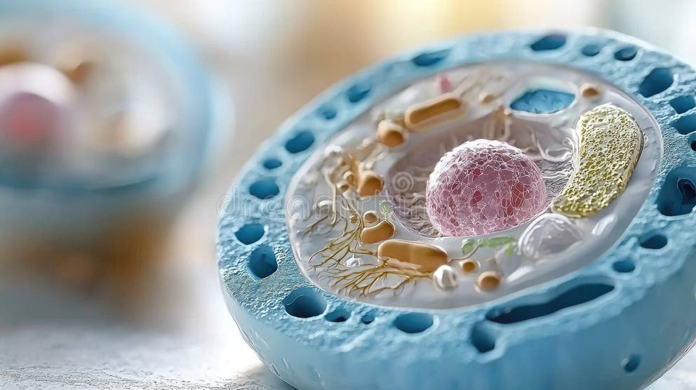 Organizational Structure: Cell in Section Illustrating Detailed Layout ...