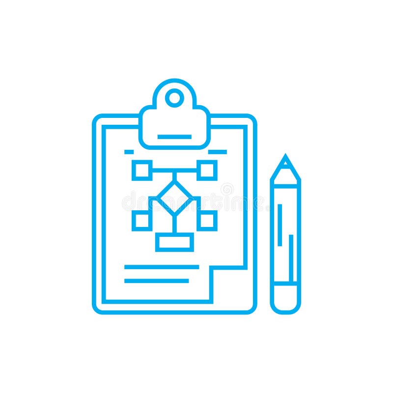 Organizational Structure Development Linear Icon Concept ...