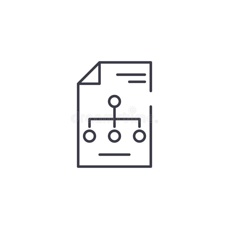 Organizational Structure Linear Icon Concept. Organizational Structure ... Organizational Structure Linear Icon Concept. Organizational Structure ...