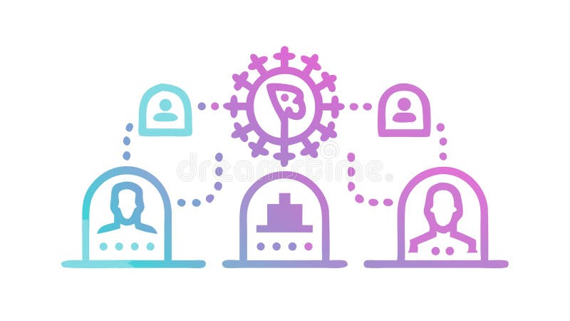 Organizational Structure People Gears, Business Hierarchy Teamwork ...