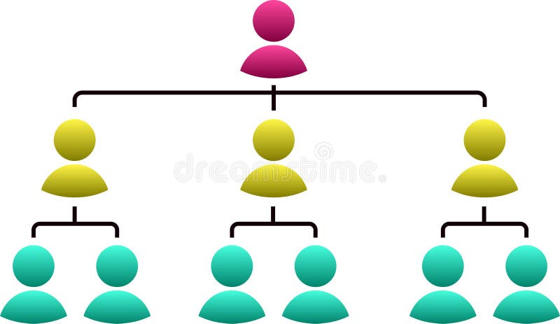 Organizational Structure Table Stock Vector - Illustration of ...