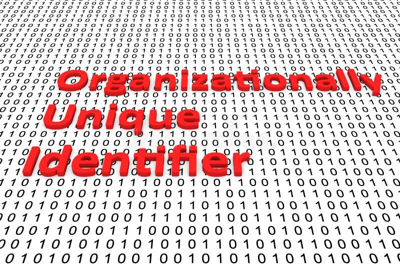 Organizationally Unique Identifier Stock Illustration - Illustration of ...