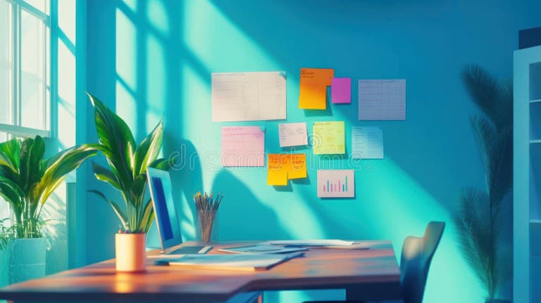 Organize Creative Workspace with Home Office Setup and Task Management ...