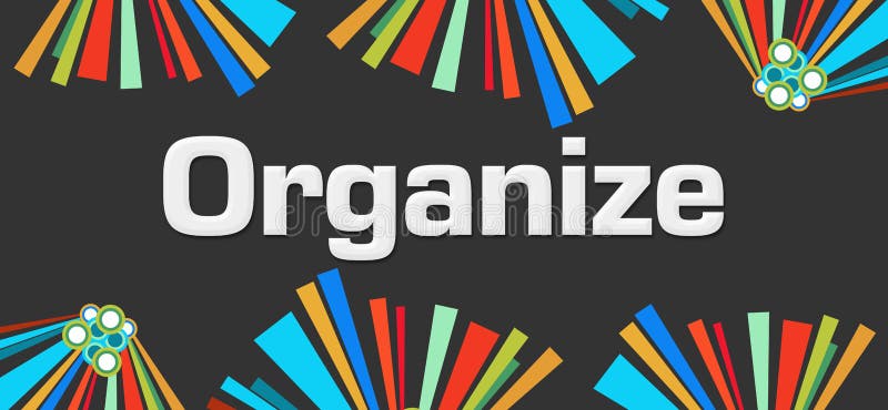 Organize Text File Concept Illustration Stock Vector - Illustration of ...