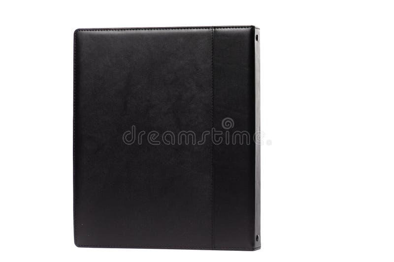 Organize Documents with a Sleek Black Leather Binder Made for ...