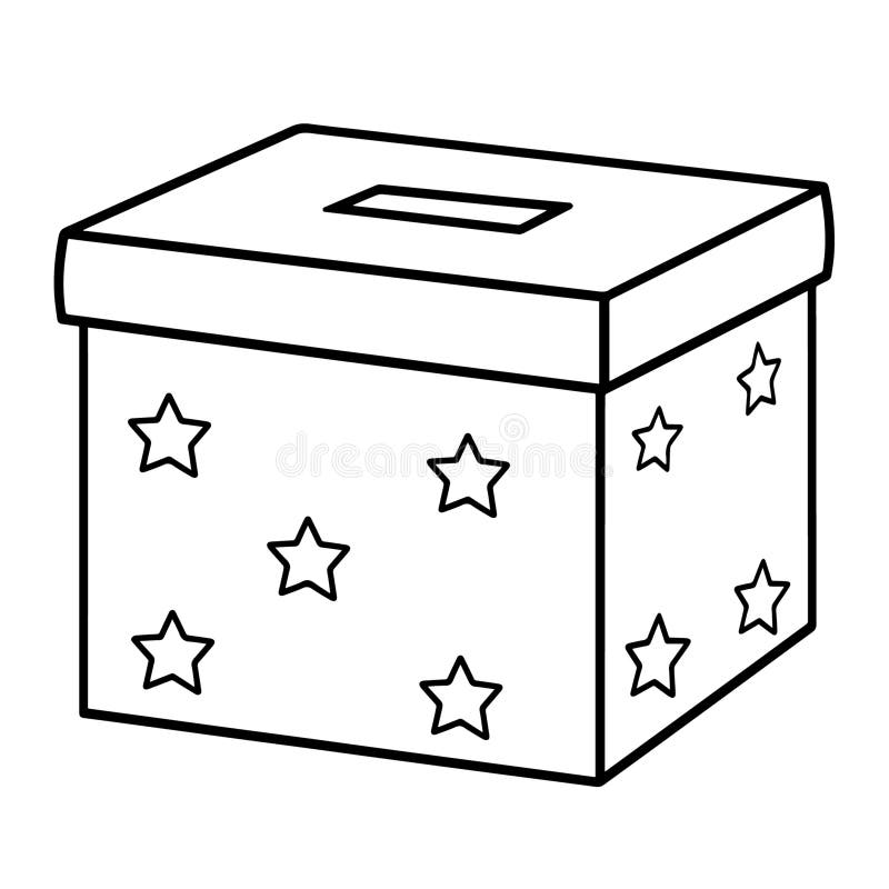 Organize with Flair Using a Box Outline Icon Vector, Perfect for Modern ...