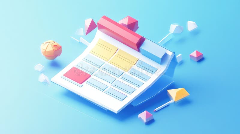 Organize Layering Task List Stock Illustration - Illustration of adapt ...