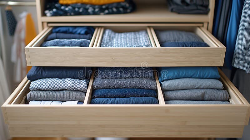 Set of Closet Dividers Templates. Wardrobe Organizer Tools. Clothing ...