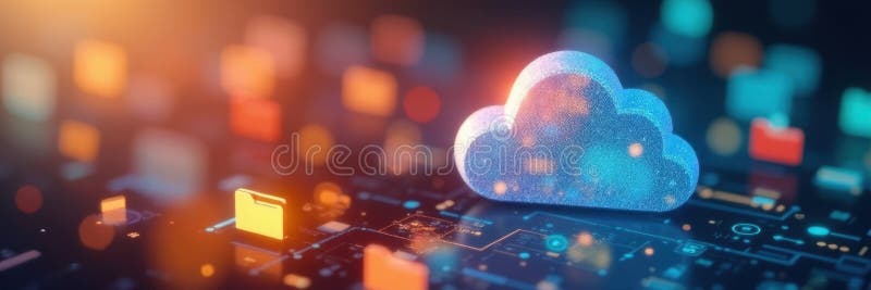 Organized Cloud Files in Folders, Digital Workspace , Backup ...