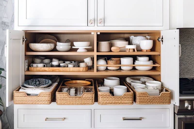 An Organized and Clutter-free Kitchen with Stylish and Functional ...