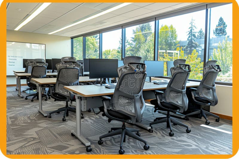 Organized Conference Room Setup Ideal for Business Meetings ...