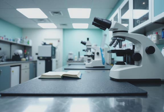 Organized Diagnostic Facility Workspace with Medical Testing Equipment ...