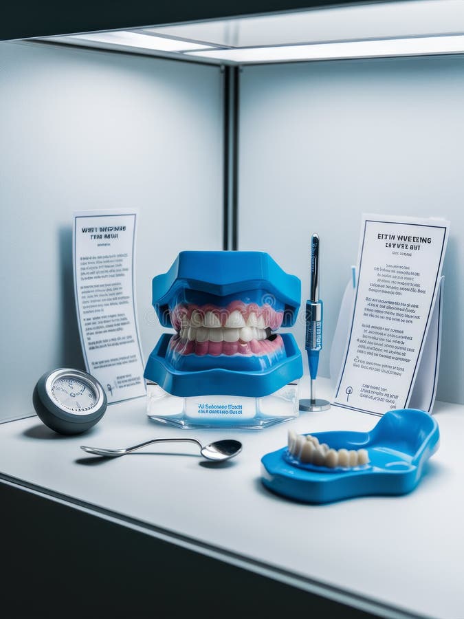 Organized Display of a Comprehensive Teeth Cleaning Kit Including ...