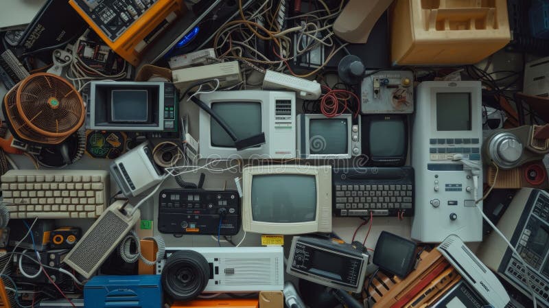 Organized Electronic Devices Ready for Recycling in a Clean and ...